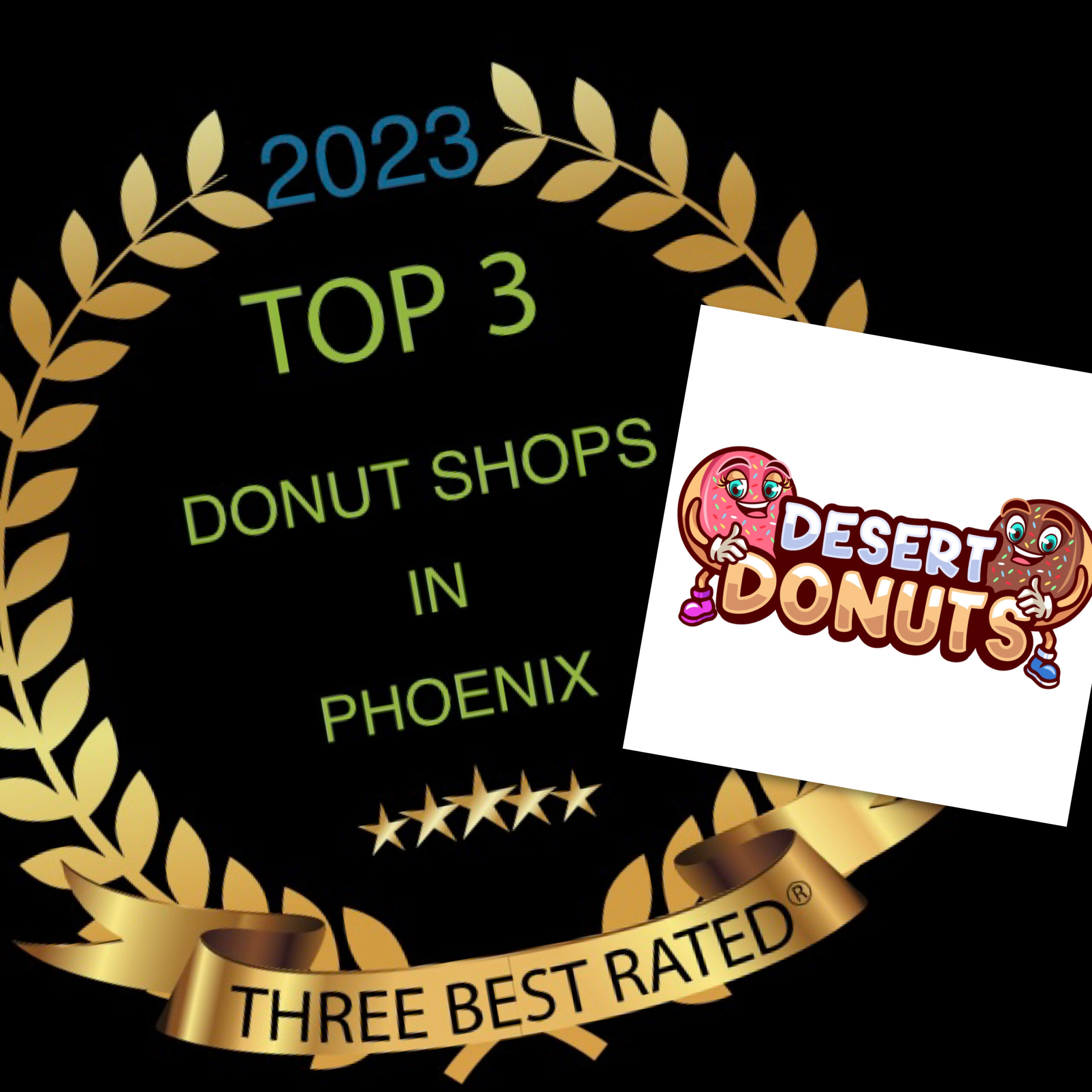 Desert Donuts wins top 3 Best Donut Shops in Phoenix, AZ - Desert Donuts